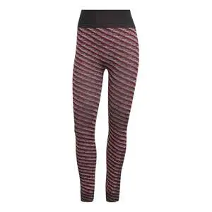 Adidas Stella Mccartney Knit Training Tights Asia Sizing 'red Black - Red/black