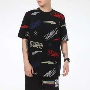 PUMA Solid Regular Fit T-shirt 'black