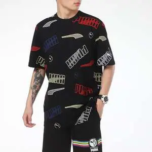 PUMA Solid Regular Fit T-shirt 'black