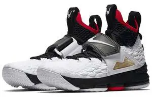 Nike Lebron 15 'diamond Turf' Pe Basketball Sneakers - White/black