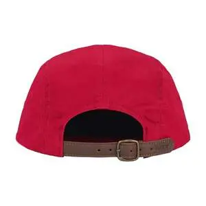 Supreme Washed Chino Twill Camp Cap - Red