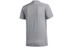 Adidas Training Sports Short Sleeve Tee 'light Grey - Light Gray
