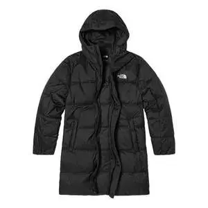 The North Face Logo-print Down Coat - Black