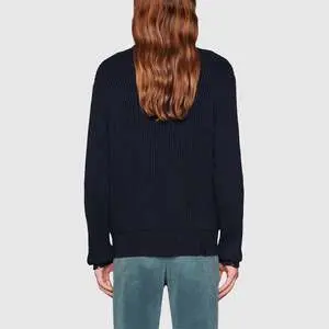 Gucci X Disney "three Little Pigs" Ribbed Turtleneck Sweater