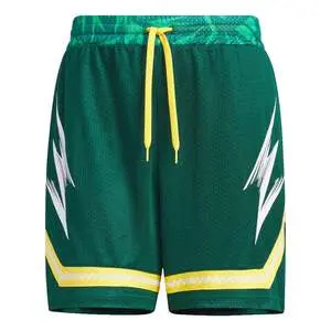 Adidas Basketball Graphic Shorts - Green/yellow