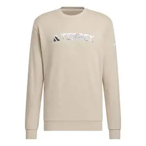 Adidas Graphic Crewneck Sweatshirt - Beige