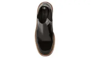 Alexander McQueen Shiny Leather Chelsea Boots - Black/brown