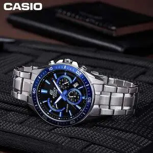 Casio Waterproof Edifice Stainless Steel Strap Analog