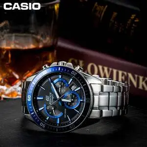 Casio Waterproof Edifice Stainless Steel Strap Analog