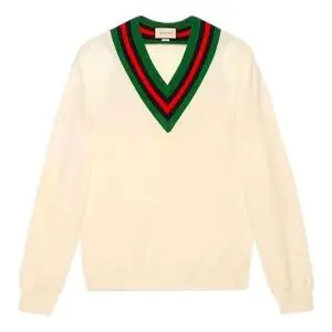 Gucci V-neck Wool Knit Jumper