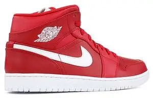 JORDAN 1 Retro Mid Sneakers - Red White