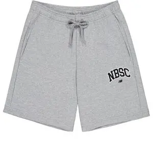 NEW BALANCE Athletics Sports Club Cotton Shorts - Grey