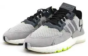 Adidas Nite Jogger Sneakers - Grey/silver/volt