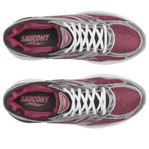 Saucony Progrid Omni Socktop Athletic Sneakers - Maroon/black