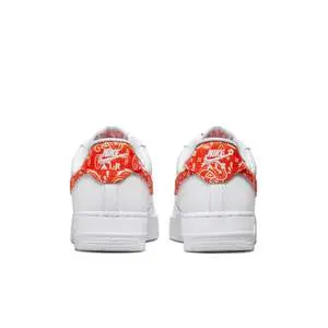 Nike Force 1 '07 "rush Orange Paisley" Sneakers - White/orange