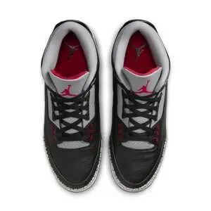 JORDAN 3 Mid Retro Mcs 'black Cement' Athletic Cleats - Black/cement Grey/white
