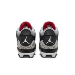 JORDAN 3 Mid Retro Mcs 'black Cement' Athletic Cleats - Black/cement Grey/white