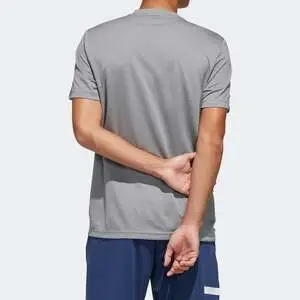 Adidas M D2m Pl Tee Training Sports Round Neck Gray