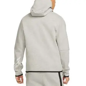 Nike Full-length Zipper Cardigan Jacket - Grey