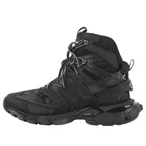 Balenciaga Track Hike High Top Sneakers - Black