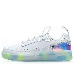 LI-NING Counterflow White Microcrystalline Sneakers - White/gray