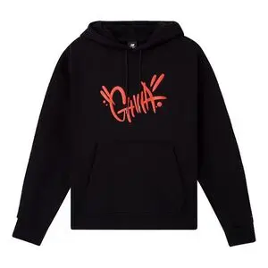 NEW BALANCE Graphic Print Hoodie - Black