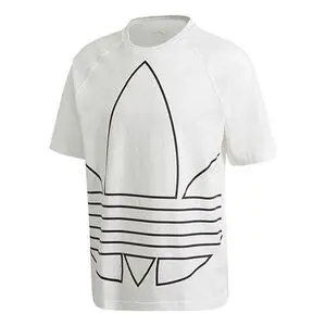 Adidas Originals Bg Trf Out Tee Sports Short Sleeve White - White/black