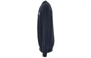 Balenciaga College Crest Crewneck Sweatshirt - Navy