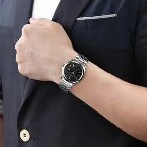 Casio Analog Stainless Steel Watch - Black