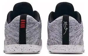 Nike Kobe 11 Elite Low "oreo" Basketball Sneakers - White/black