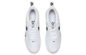 Nike Force 1 Lv8 "multi Etch Swoosh White" Sneakers - White/black