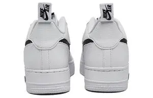 Nike Force 1 Lv8 "multi Etch Swoosh White" Sneakers - White/black