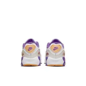 Nike Max 90 Leather Sneakers - White/action Grape/phantom