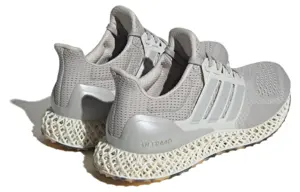 Adidas Ultra 4d Athletic Sneakers - Grey/white/silver