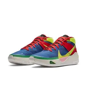Nike Kd 13 "ny Vs. Ny" High Top Sneakers - Blueredyellow