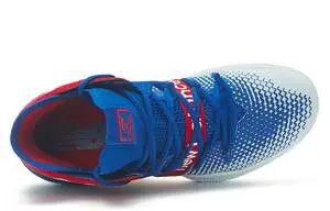 NEW BALANCE Omn1s "clippers" High Top Athletic Sneakers - Red/blue