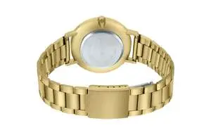 Casio Analog Quartz Watch With Stainless Steel Strap - Brown