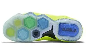Nike Lebron 12 Ext 'tennis Ball' High Top Sneakers - White/black