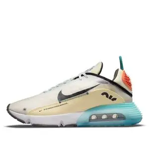 Nike Max 2090 Athletic Sneakers - White/blue/orange