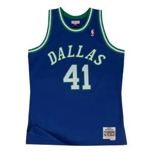 Mitchell & Ness Dallas Mavericks 1998-99 Dirk Nowitzki Road Swingman Jersey - Blue/white