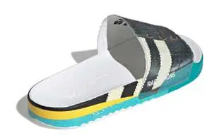 Adidas X Raf Simons Samba Adilette Slides