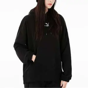 PUMA Classics Oversized Embroidered Logo Hoodie
