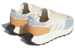 Adidas Retropy E5 Lace-up Sneakers - Cream/beige/light Blue