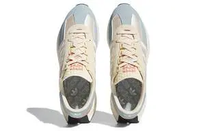 Adidas Retropy E5 Lace-up Sneakers - Cream/beige/light Blue