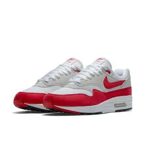 Nike Max 1 Og Anniversary 'red' Sneakers - White/red/grey