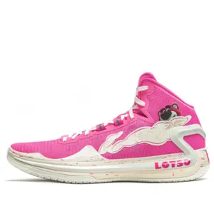 LI-NING Liren 4 "lotso" High Top Athletic Sneakers - Pink/cream