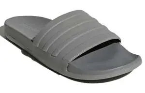 Adidas Adilette Cloudfoam Plus Slides - Charcoal Grey