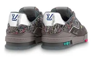 LOUIS VUITTON Trainers - Grey/silver/multi-color