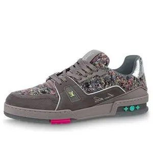 LOUIS VUITTON Trainers - Grey/silver/multi-color