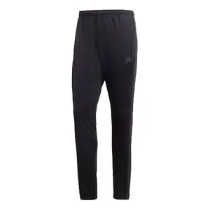 Adidas Green Side Stripe Training Sports Pants - Black